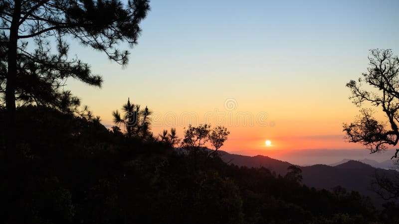 Beautiful Sunrise Landscape View Stock Image - Image of nature, dawn ...