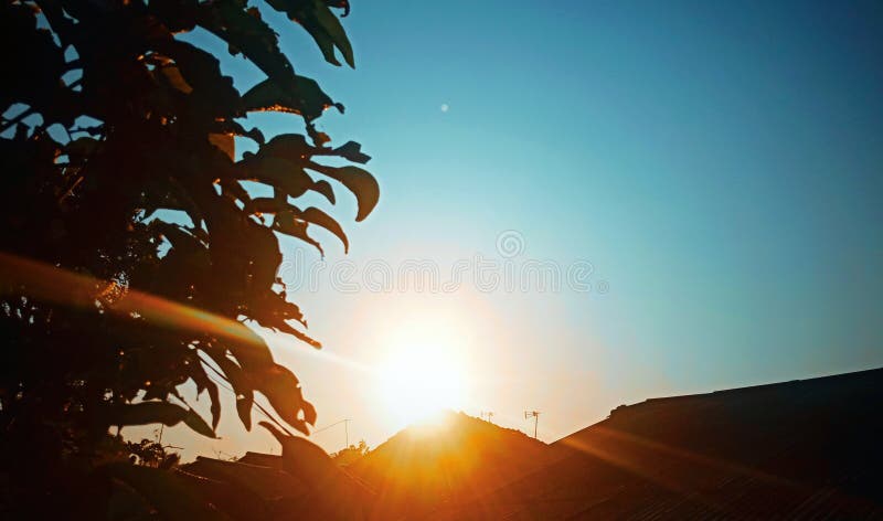 Beautiful Sunrise in the Morning and I Hope Many His Stock Image ...