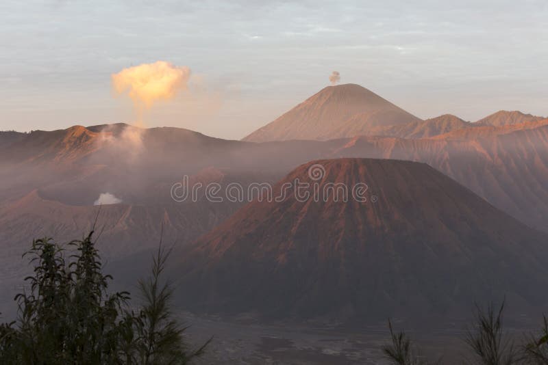 Beautiful Sunrise at Mount Bromo Stock Photo - Image of sunset, nature ...
