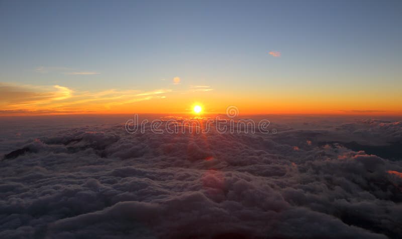 Beautiful Sunrise, Mount Fuji Japan Editorial Stock Image - Image of ...