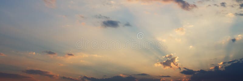 Beautiful Sunrise and Sun Ray Stock Image - Image of weather, pattern ...
