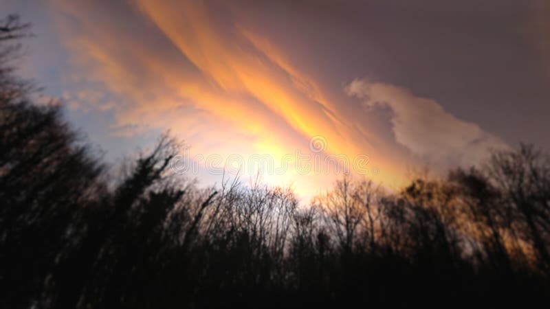 Beautiful Sunset Abstract Art Painting Stock Photo - Image of abstract ...