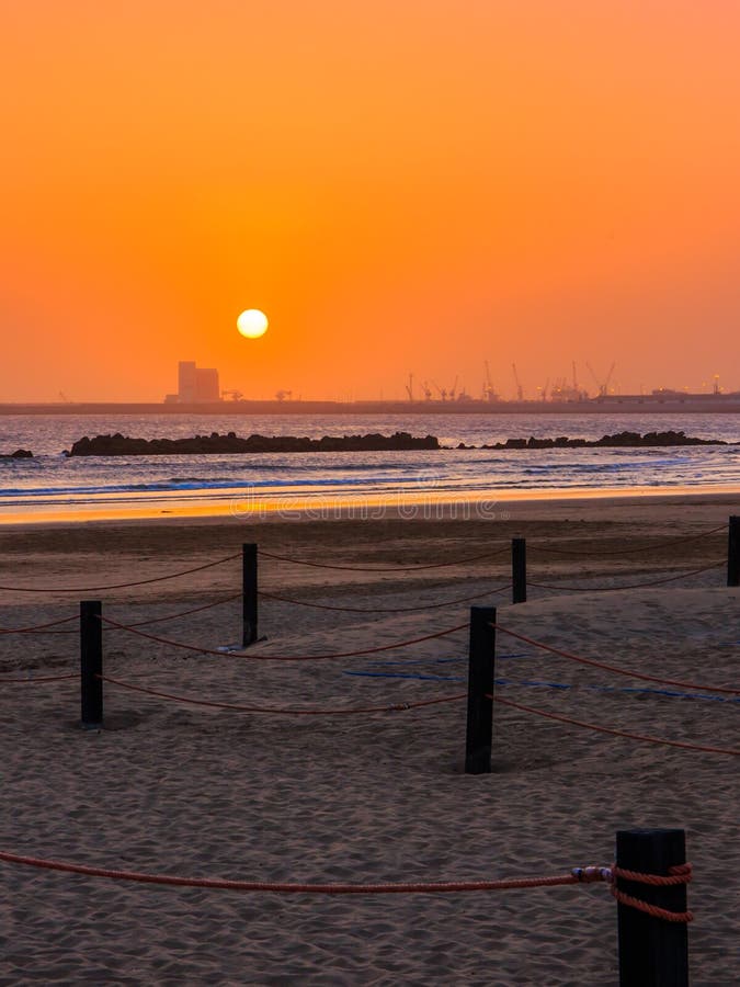 Sunset in Agadir, Morocco stock photo. Image of morocco - 41563172