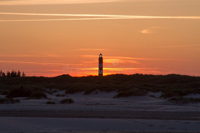 Sunset behind lighthouse stock photo. Image of scenic - 125292918