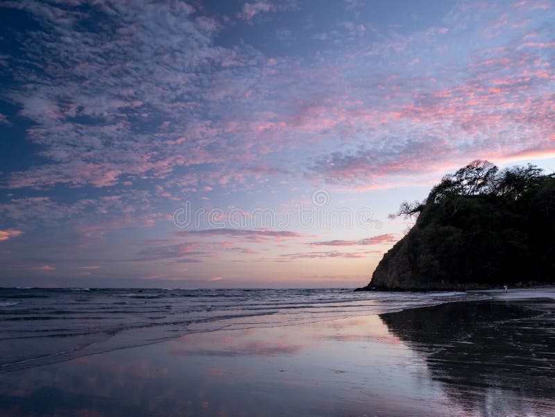 Beautiful sunset at Beach stock photo. Image of morning - 66682292