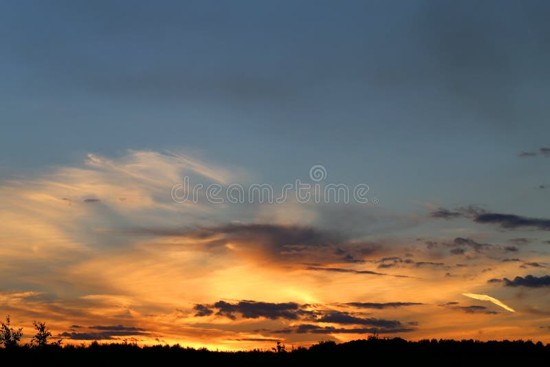 Beautiful sunset stock image. Image of outdoor, grass - 55290057