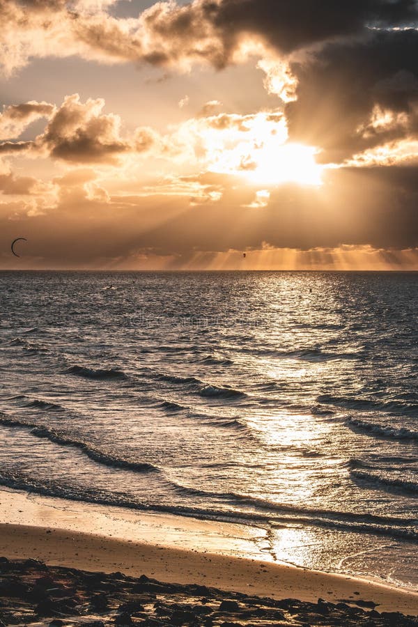 Epic Sunset Sky Panorama of Goeree-Overflakkee, the Netherlands ...