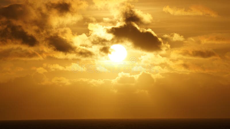 Sunset is Shading To Mountain Stock Photo - Image of light, north ...