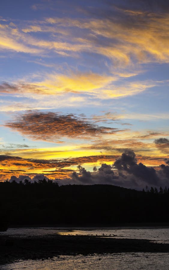 Beautiful Colorful Flowers on Batik Background Stock Photo - Image of ...