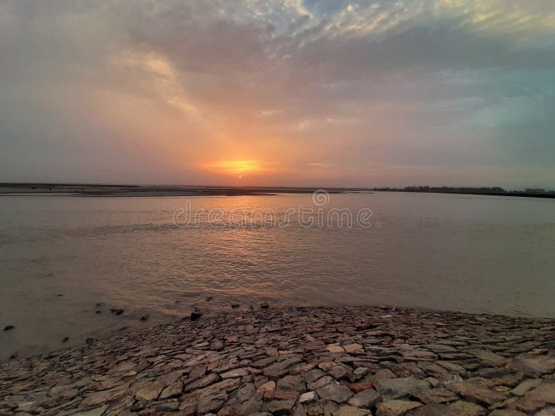 Beautiful sunset stock photo. Image of beautiful, sunset - 155443592