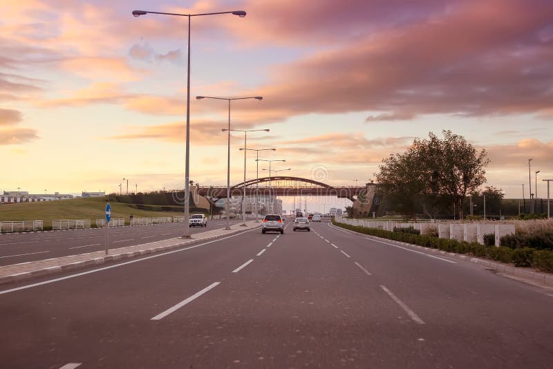 Doha Roads editorial photography. Image of lifestyle - 228490892