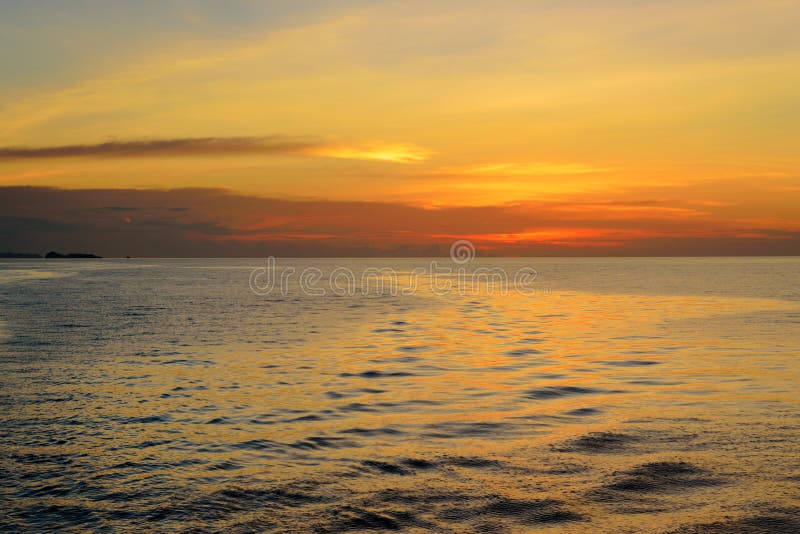 Beautiful Sunset at the Equator Stock Photo - Image of destinations ...
