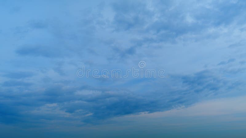 Beautiful Sunset. Evening Sky Scene with Different Shades Light from ...