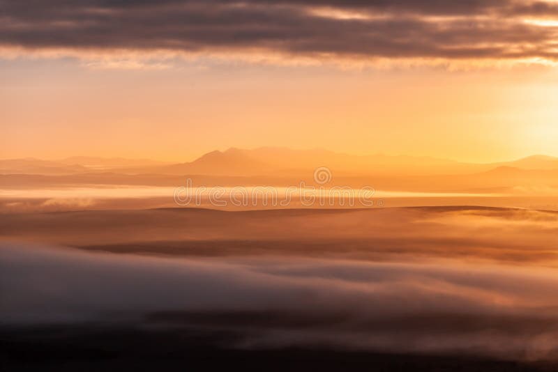 Sunset at Flinders Ranges. stock image. Image of panorama - 122813679