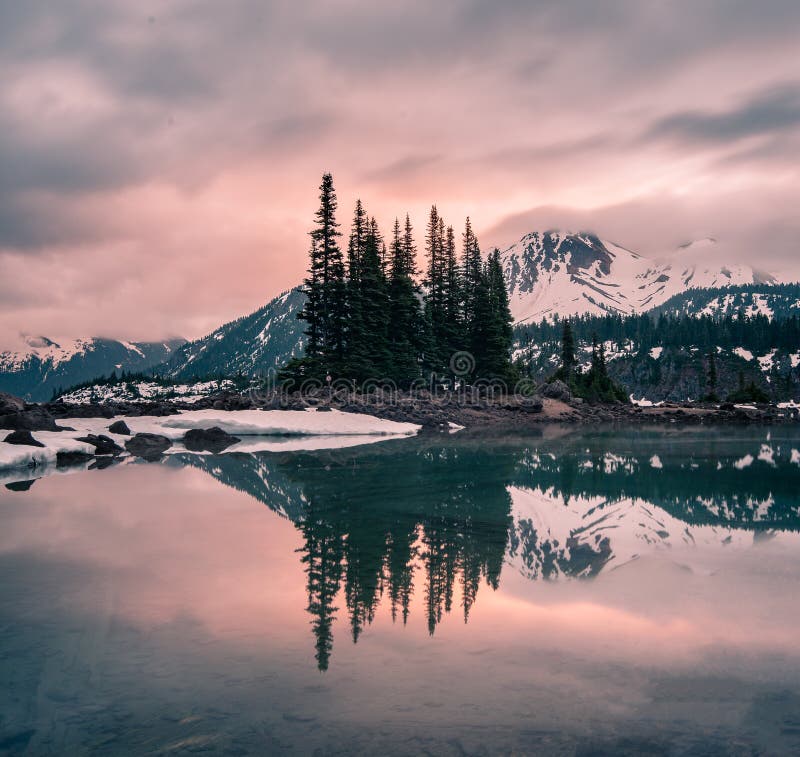 Garibaldi lake stock photo. Image of beautiful, british - 77351408