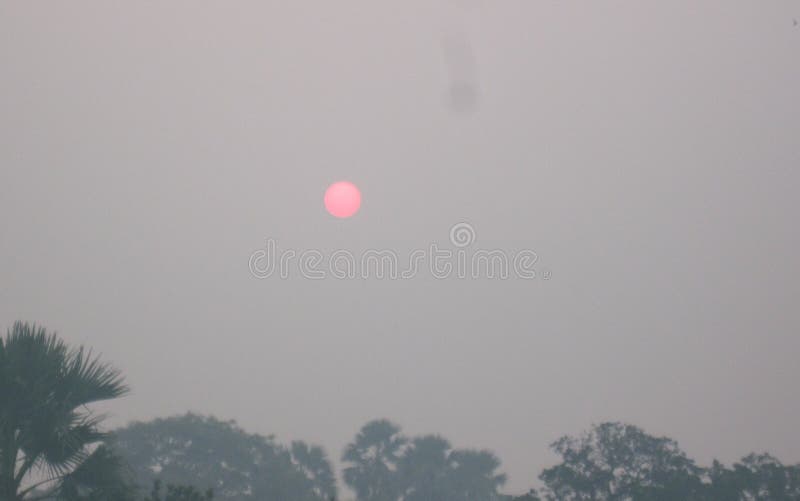 Beautiful Sunset in India stock image. Image of orange - 264265073