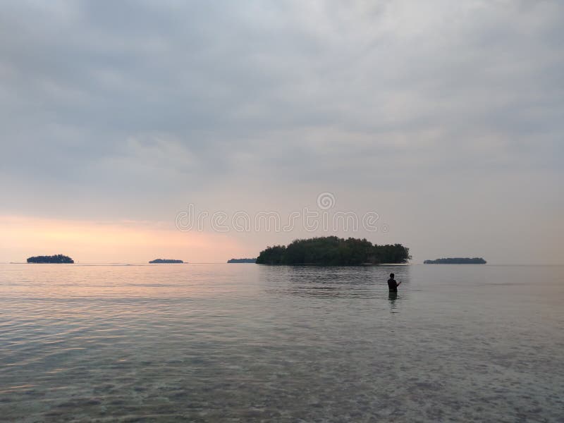 Beautiful Sunset in Indonesia, Add Your Collection Soon Stock Photo ...