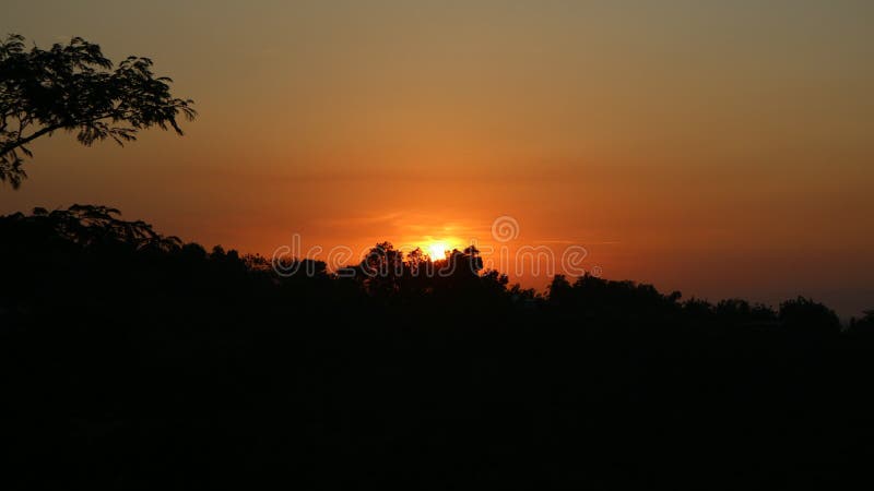 Beautiful Sunset at Indonesian Palace Stock Image - Image of palace ...