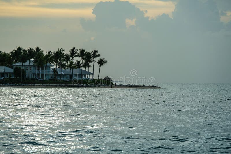 Beautiful Sunset in Key West. Stock Image - Image of dade, cloudscape ...
