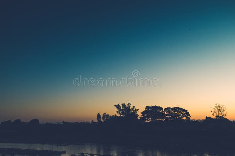 Beautiful sunset at a lake stock image. Image of abstract - 62671849