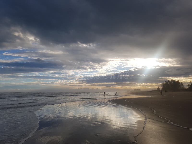 A Beautiful Sunset on Long Island Brazil Stock Photo - Image of ...