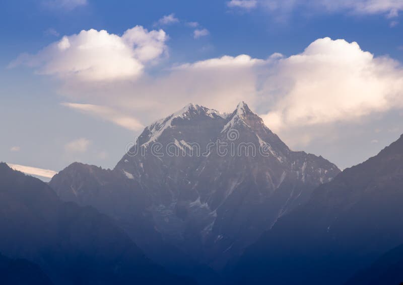 Beautiful Sunset Over Mountains Stock Image - Image of background ...