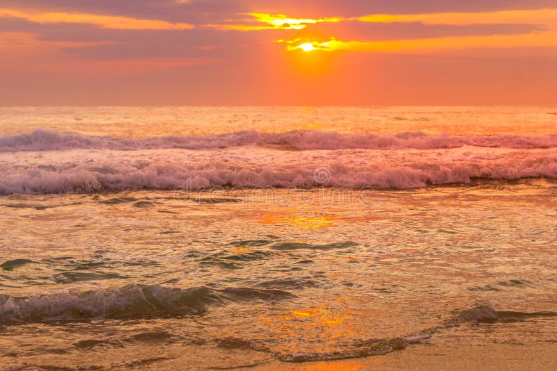 Sunset over an ocean stock photo. Image of light, ocean - 29052752