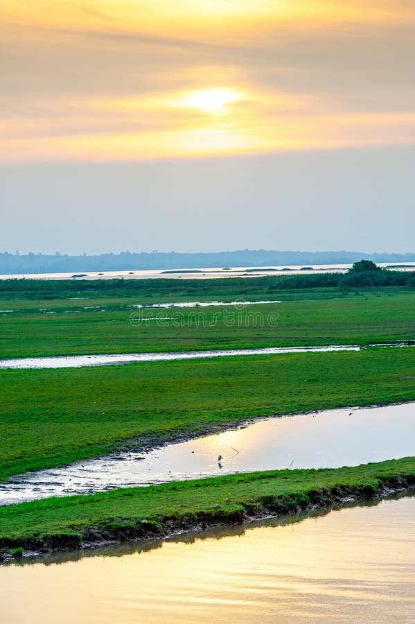 Beautiful sunset stock image. Image of outdoors, serene - 56712755