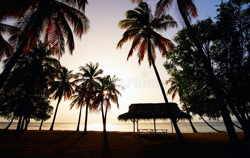 Beautiful sunset stock image. Image of ocean, landscape - 149396037