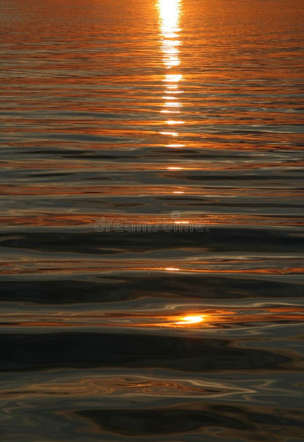 Beautiful Sunset Over Water Stock Image - Image of color, sundown: 5272931