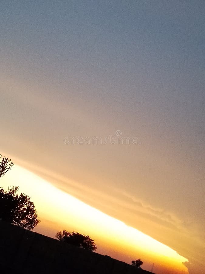 Beautiful Sunset in Plateau Great Stock Image - Image of plateau ...