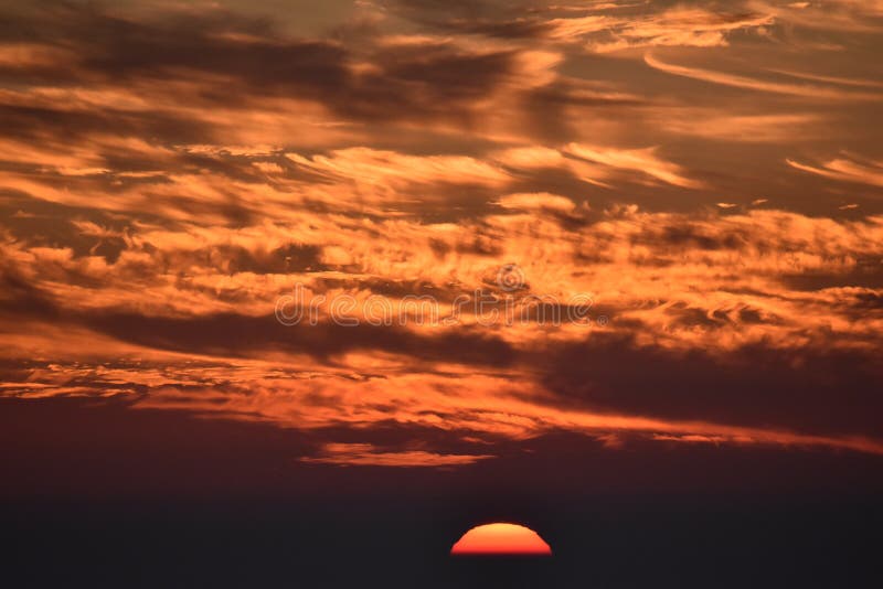 Beautiful Sunset from Sunset Point Stock Image - Image of point, india ...