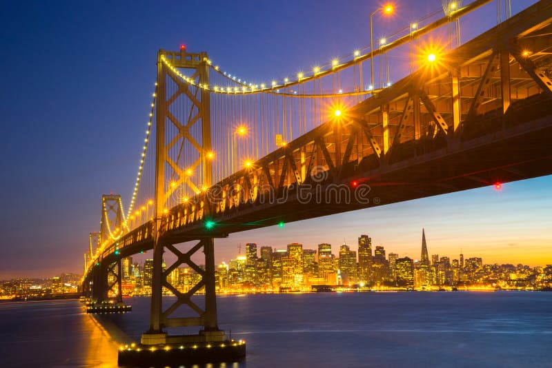 Beautiful Sunset at San Francisco Bay Stock Image - Image of area ...