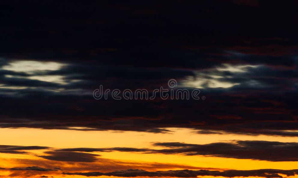 Beautiful Sunset Sky Abstract Background Stock Photo - Image of ...