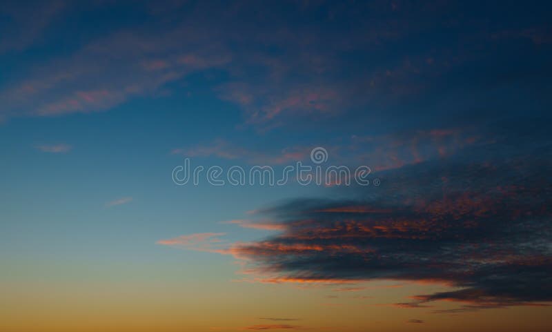 Beautiful Sunset Sky Abstract Background Stock Photo - Image of yellow ...