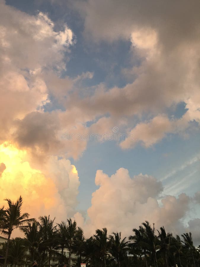 Beautiful Sunset Sky in Bali Stock Image - Image of bali, decorating ...