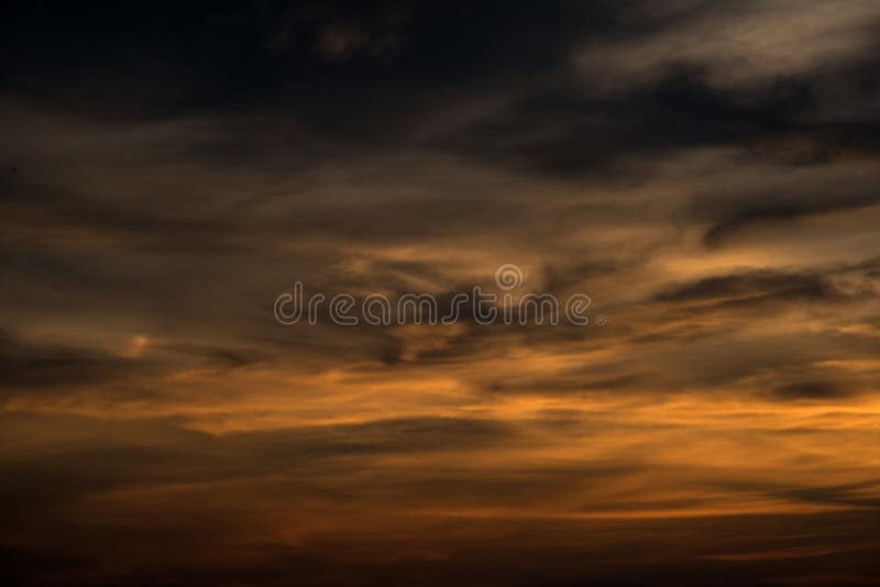 Beautiful Sunset Sky with Clouds. Abstract Sky Stock Photo - Image of ...