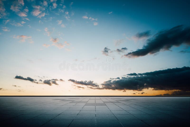 Beautiful sunset sky stock image. Image of ground, floor - 169055085