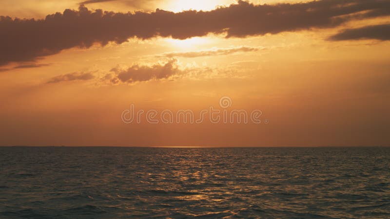 Beautiful Sunset in Summer Bay Stock Image - Image of dusk, beautiful ...