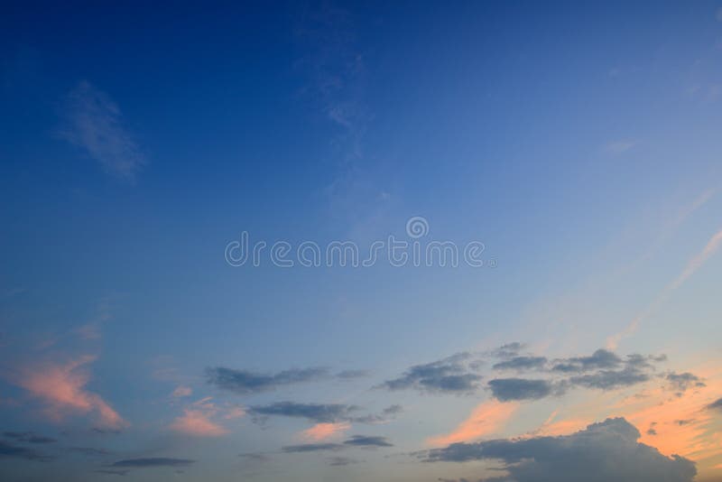 Beautiful Sunset - Sunrise with Clouds. Stock Photo - Image of evening ...