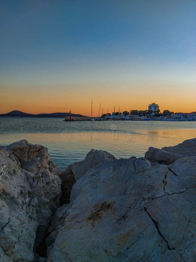 Vodice, Croatia editorial stock image. Image of small - 98944564