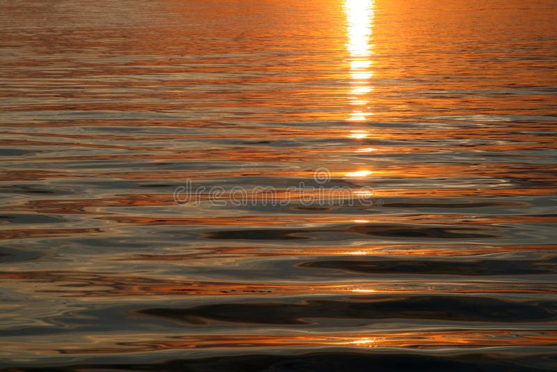 Beautiful Sunset Water Background Stock Photo - Image of decline, lake ...