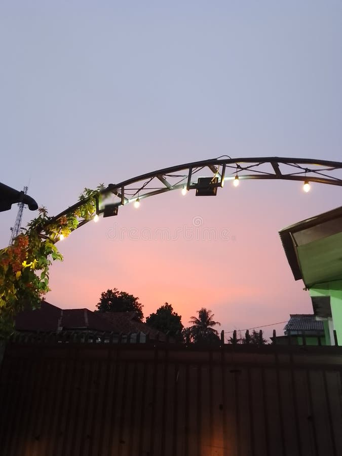 Beautiful Sunsets Under Home Stock Image - Image of beauty, home: 262719931