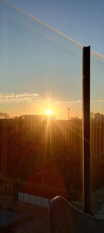 Beautiful Sunsets Winter Sun Ray Stock Photo - Image of winter ...