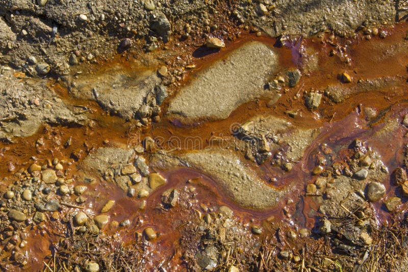 Beautiful Surface of Muddy Ground, Sand and Water Stock Photo - Image ...