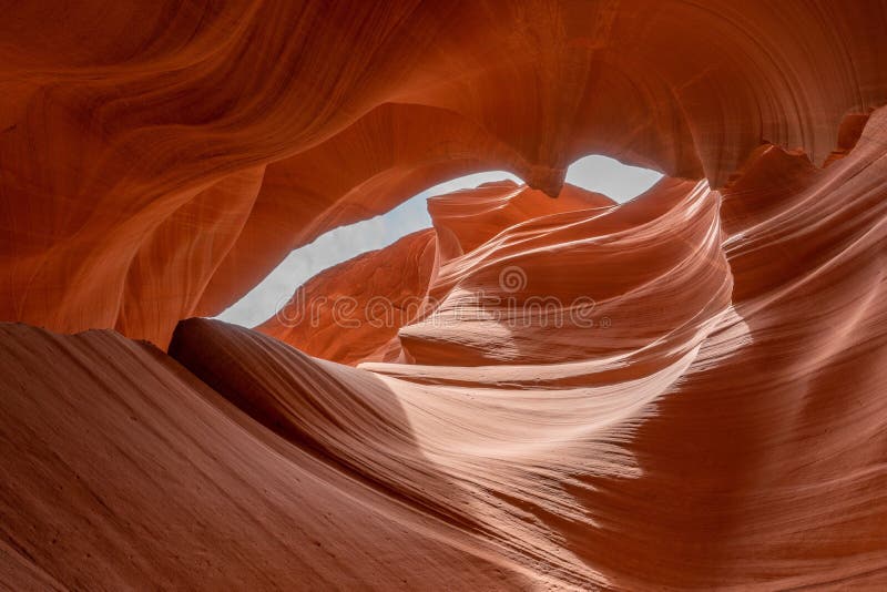 Beautiful Surfaces Antelope Canyon, Arizona Stock Photo - Image of ...