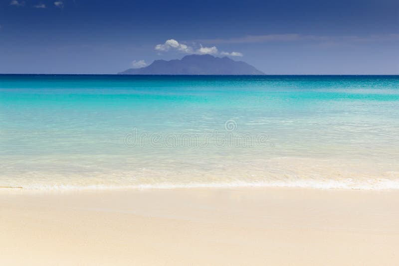 Beautiful Surfing Tropical Sand Beach Stock Photo - Image of beauty ...
