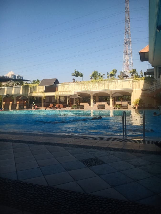 Beautiful Swimming Pool Outdoor Stock Photo - Image of outdoor, pool ...