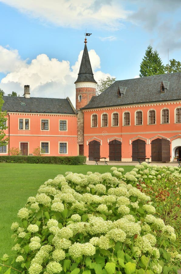 Beautiful Sychrov Castle in Czech Republic Stock Photo - Image of ...