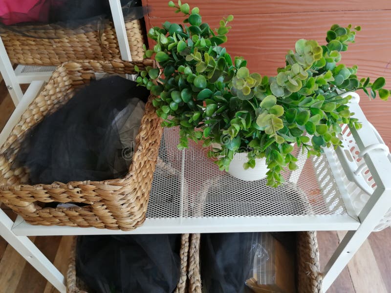Beautiful Table Rack for Housekeeping Stock Photo - Image of herb ...